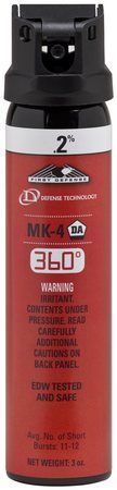 Def-Tec MK-4 First Defense 0.2% 3.0 oz 360 STREAM – Redhotpepperspray.com